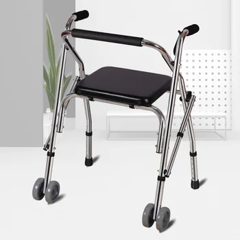 Orthopedic Rehabilitation Aluminum Wheeled Mobility Walking Zimmer ...