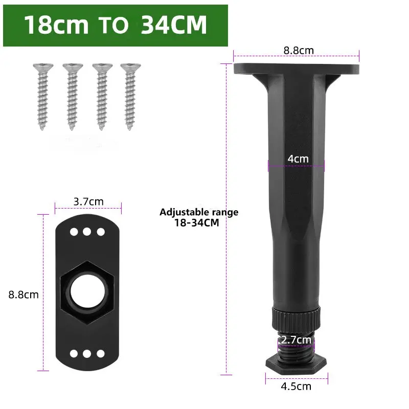 Adjustable Support Feet Table Sofa Feet Furniture Cabinet TV Cabinet ...