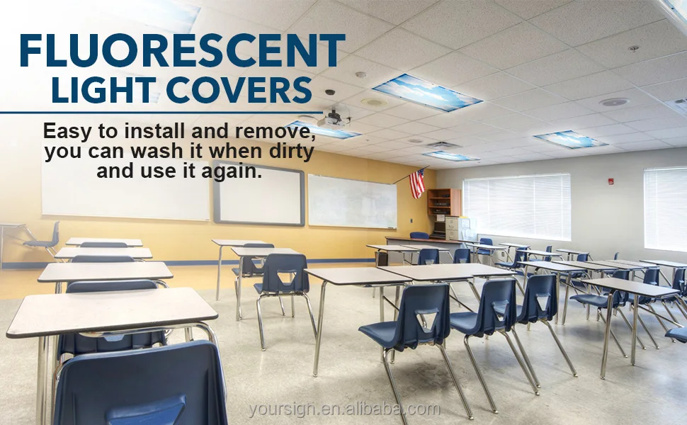 Decorative Ceiling Light Cover Film - YS Magnetic Sticker