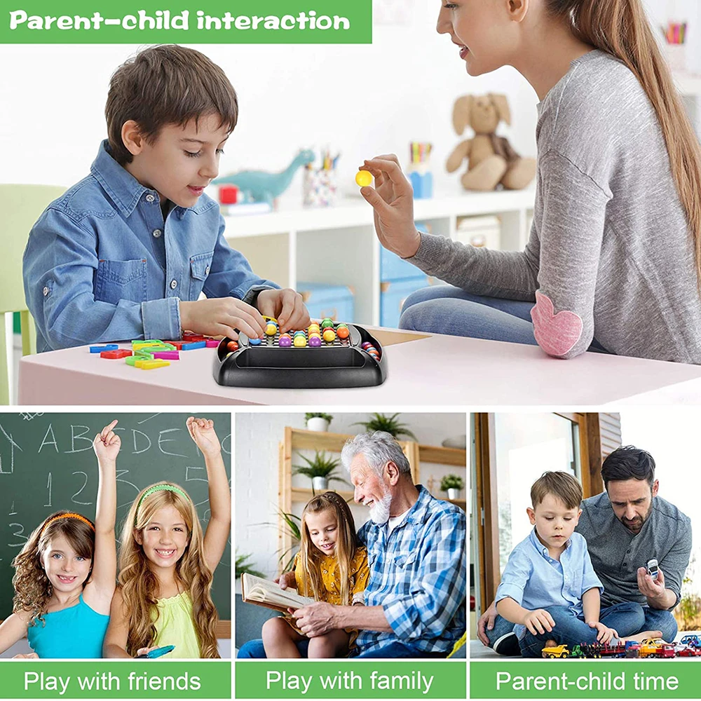 Educational Competitive Toys for Kids 2 in 1 rainbow Ball Play ...