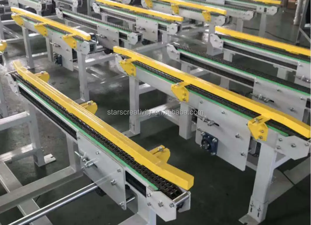 Heavy-duty Mild Steel Drag Chain Conveyor for Food & Chem