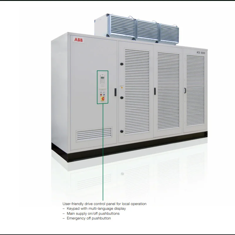 ABB ACS5000 AC Drive - 1.5MW to 21MW Medium Voltage Inverter