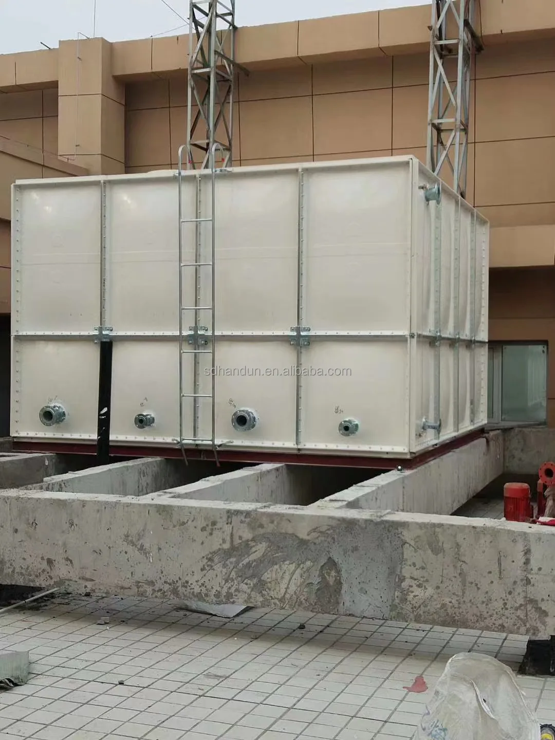 1m3-1000m3 Capacity Bolted Installation Frp/grp Sectional Water Tank ...