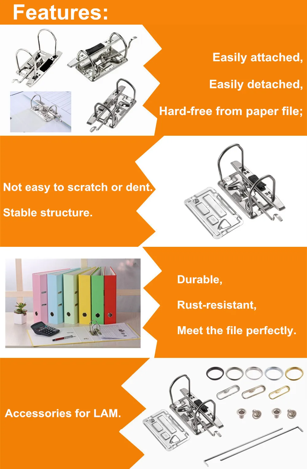 Wholesale Factory Price 3 Inch Lever Arch Mechanism for File Folders ...