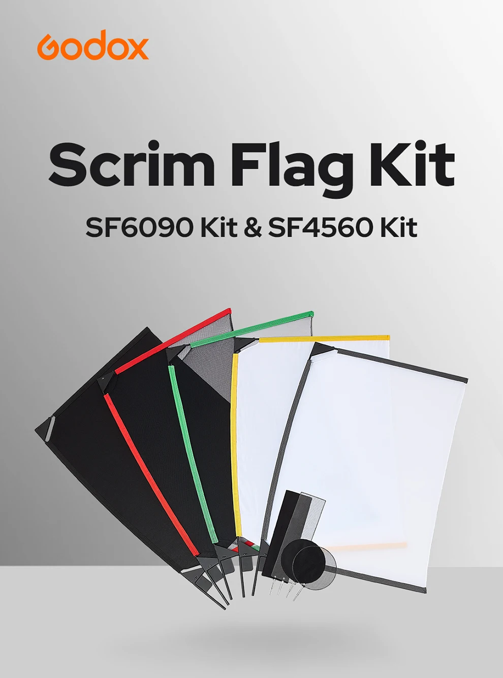 Godox SF4560 SF6090 Portable Scrim Flag Kit - Photography Lighting ...