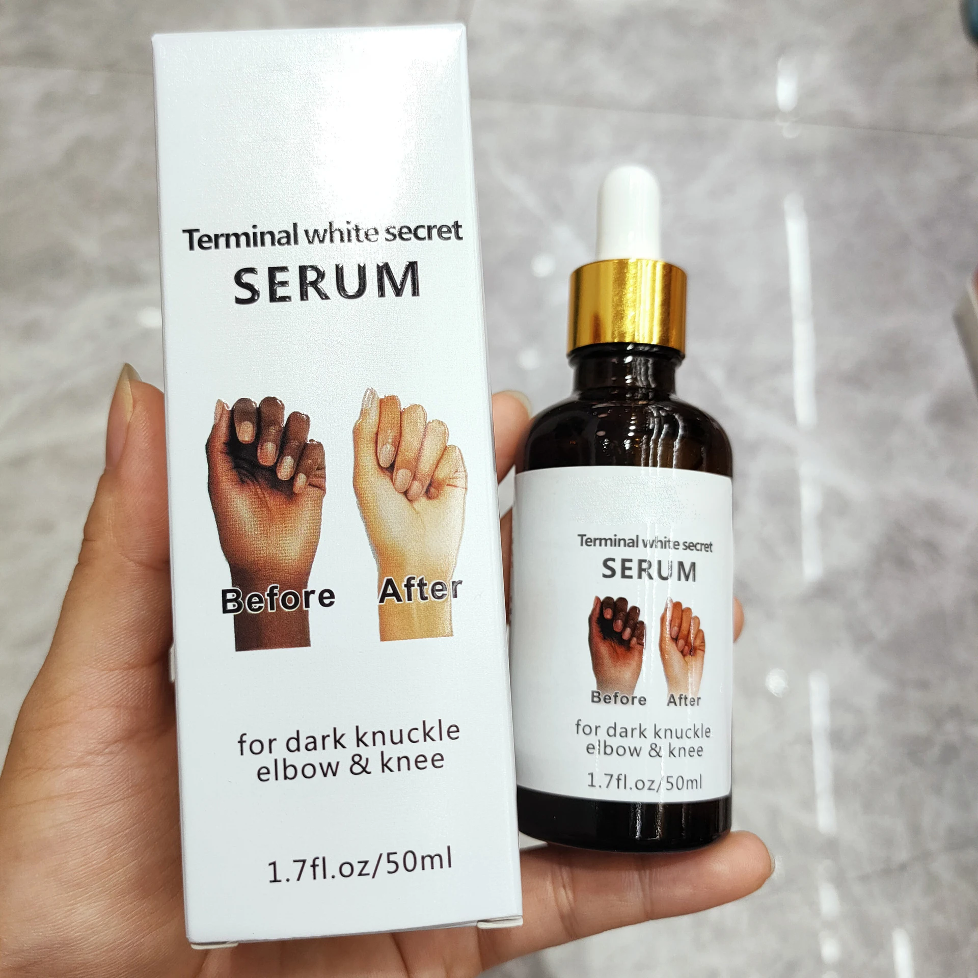 Whitening Serum for Dark Knuckles - Instant Remover