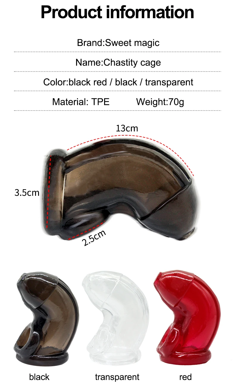 Ypm Male Chastity Device Kit Penis Lock Cock Cages Steel Locked Cage ...