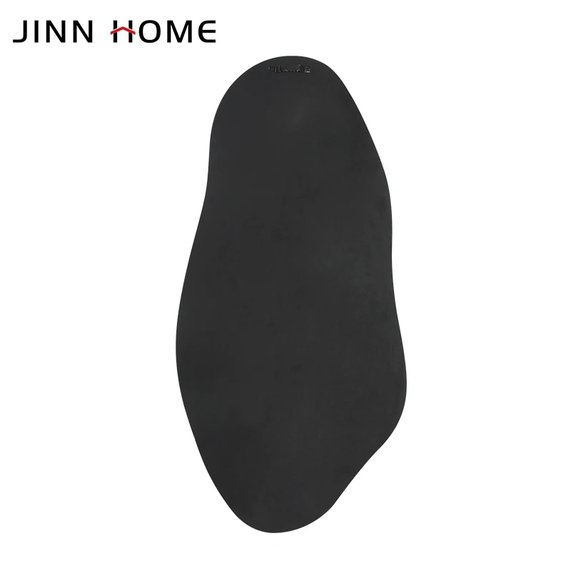 Jinn Home Top Sale Wooden Black Wavy Shape Mirror Home Decor Bedroom ...
