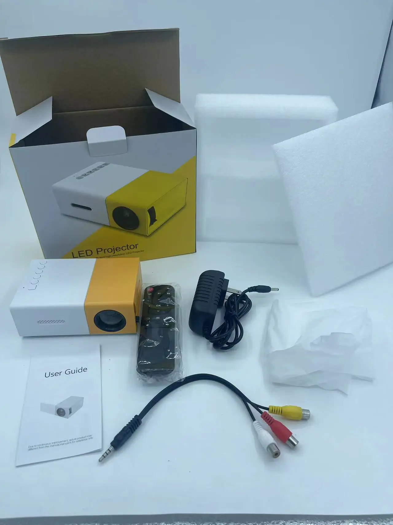 YG300 LED Mini Projector - Portable 1080P Video Player