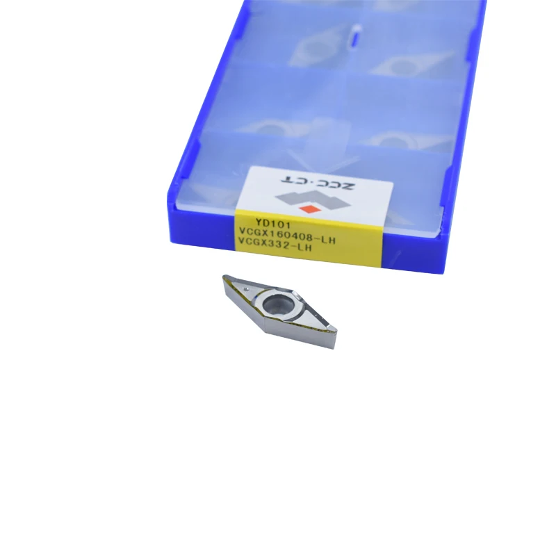 ZCC.CT VCGX160404 408-LH YD101 CNC Turning Tool - Customizable Carbide Insert Lathe Cutting Tools