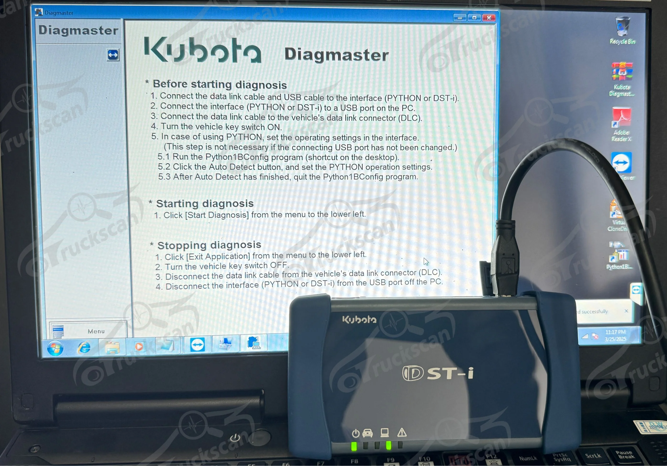 2025 Diagnostic Kit for KUBOTA Diagmaster Engine Analyzer Tool for Kubota Agricultural Machinery ...