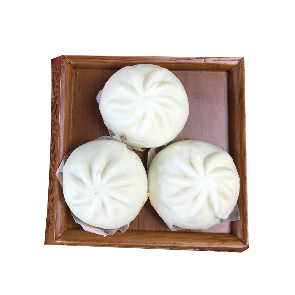 Snack Frozen Steamed Bun Mushroom Rape Steamed Bun - Buy Steamed Bao Zi ...