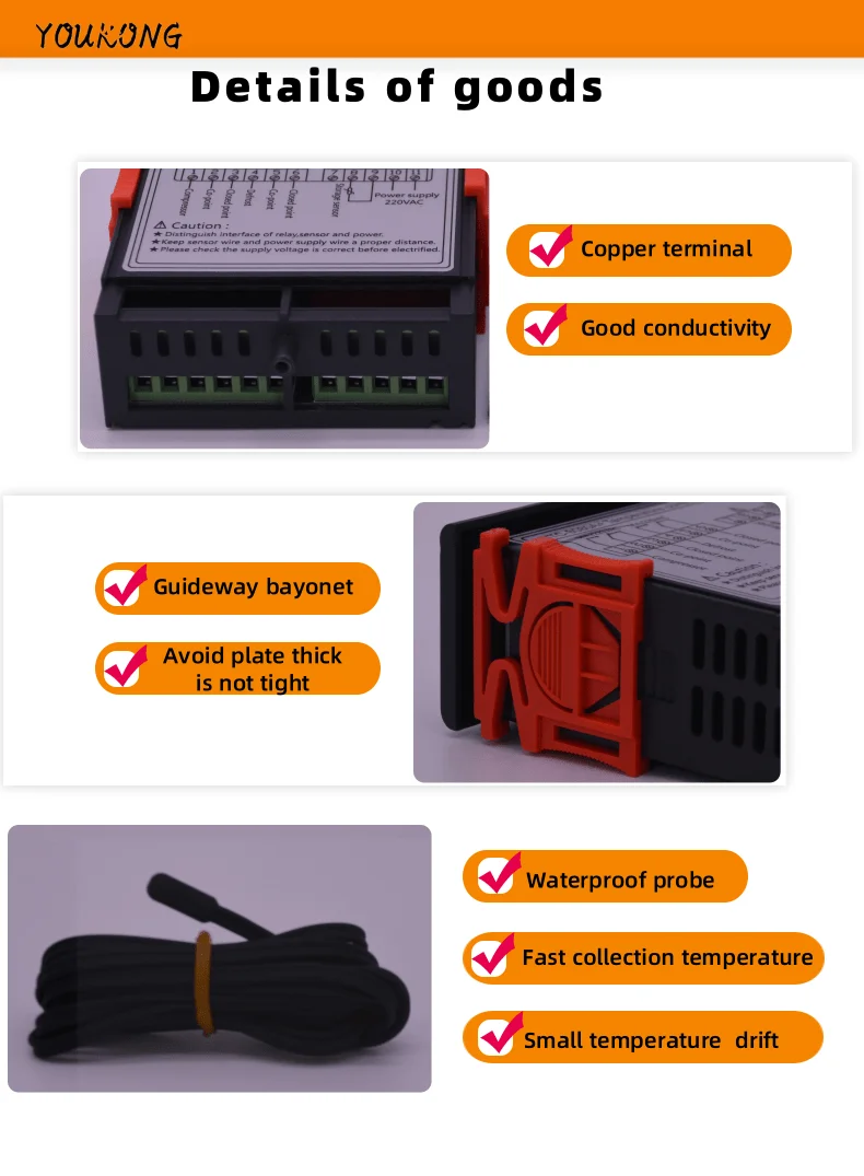 Ego Thermostat Digital Temperature Control STC-8080A+