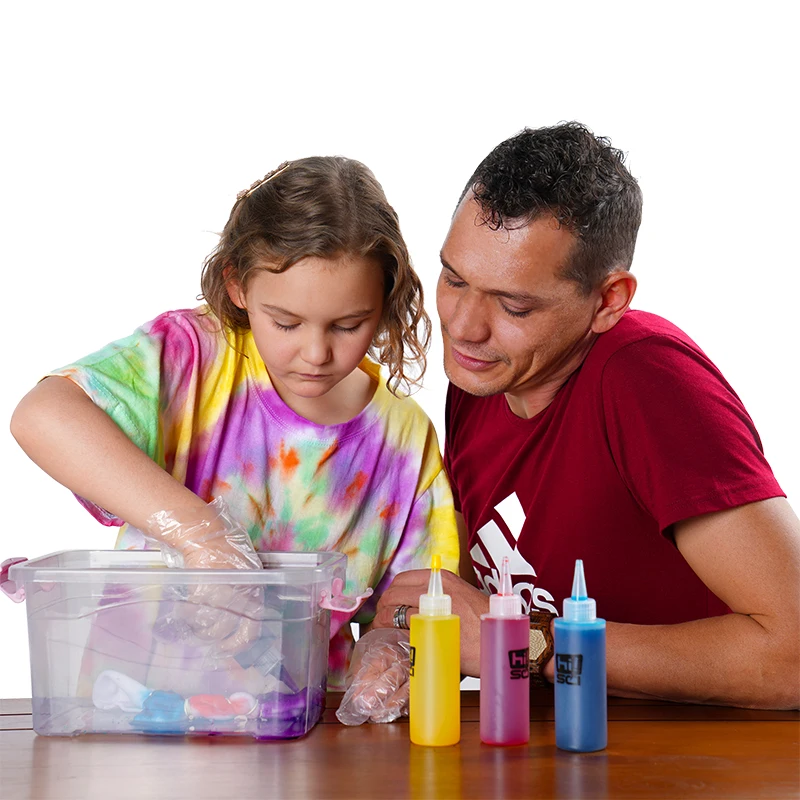 12 Colors Colorful Tie-dye Kits Toy With Storage Box For Craft Arts ...