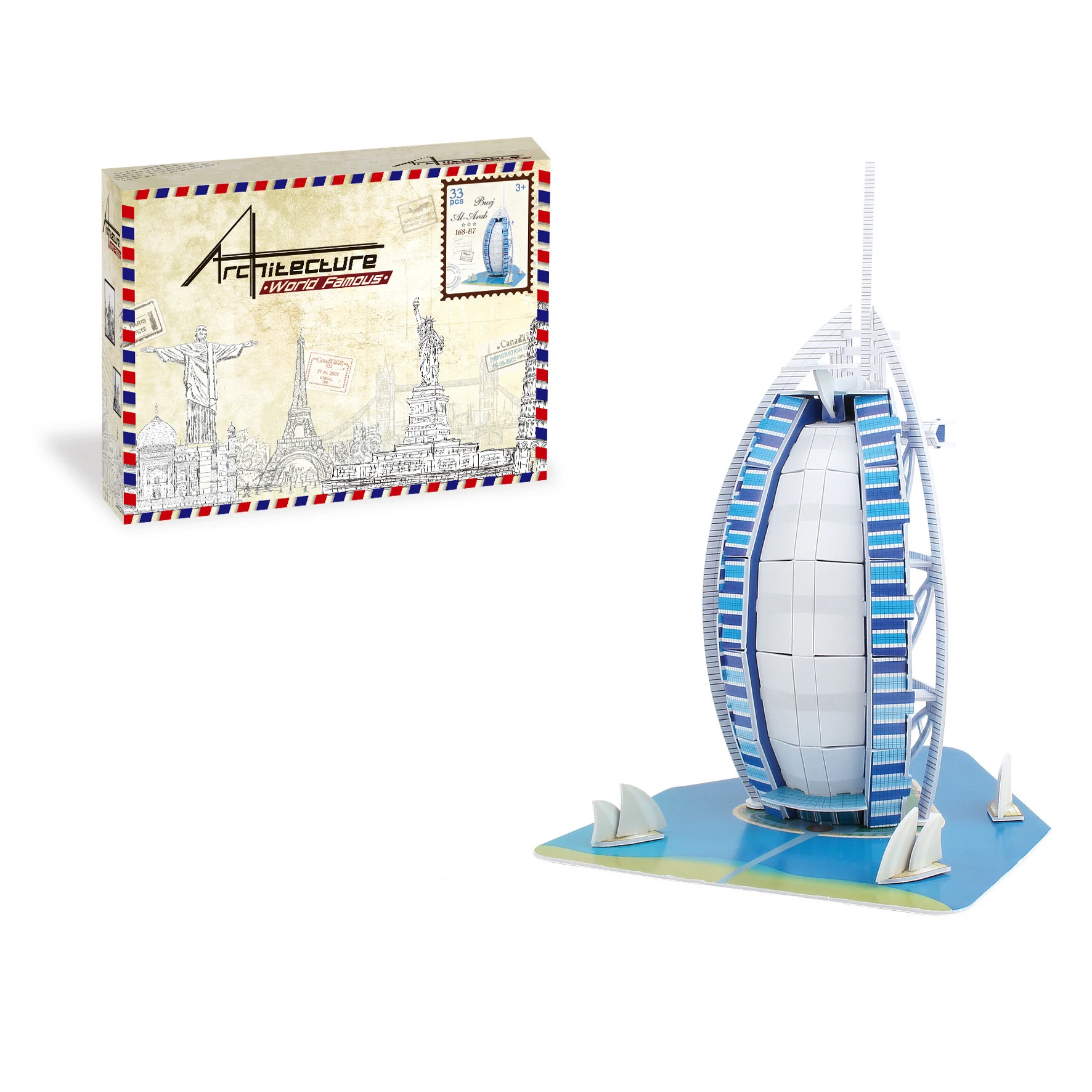 SEAMIND 2024 New World Famous Build Paper Puzzle DIY Assemble Paper ...