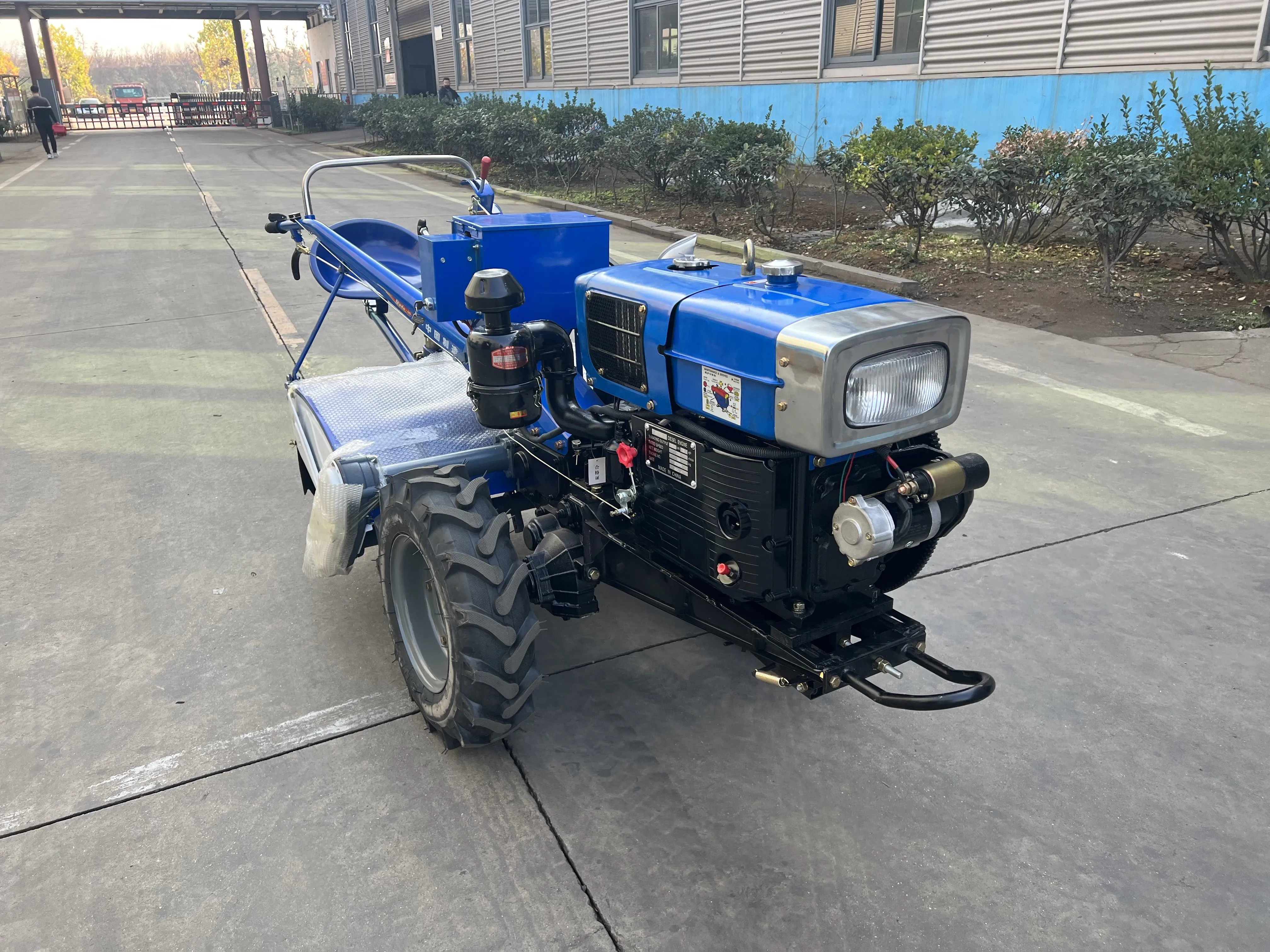 Secure Agricultural Hand Tractor with Seat Mounting Option