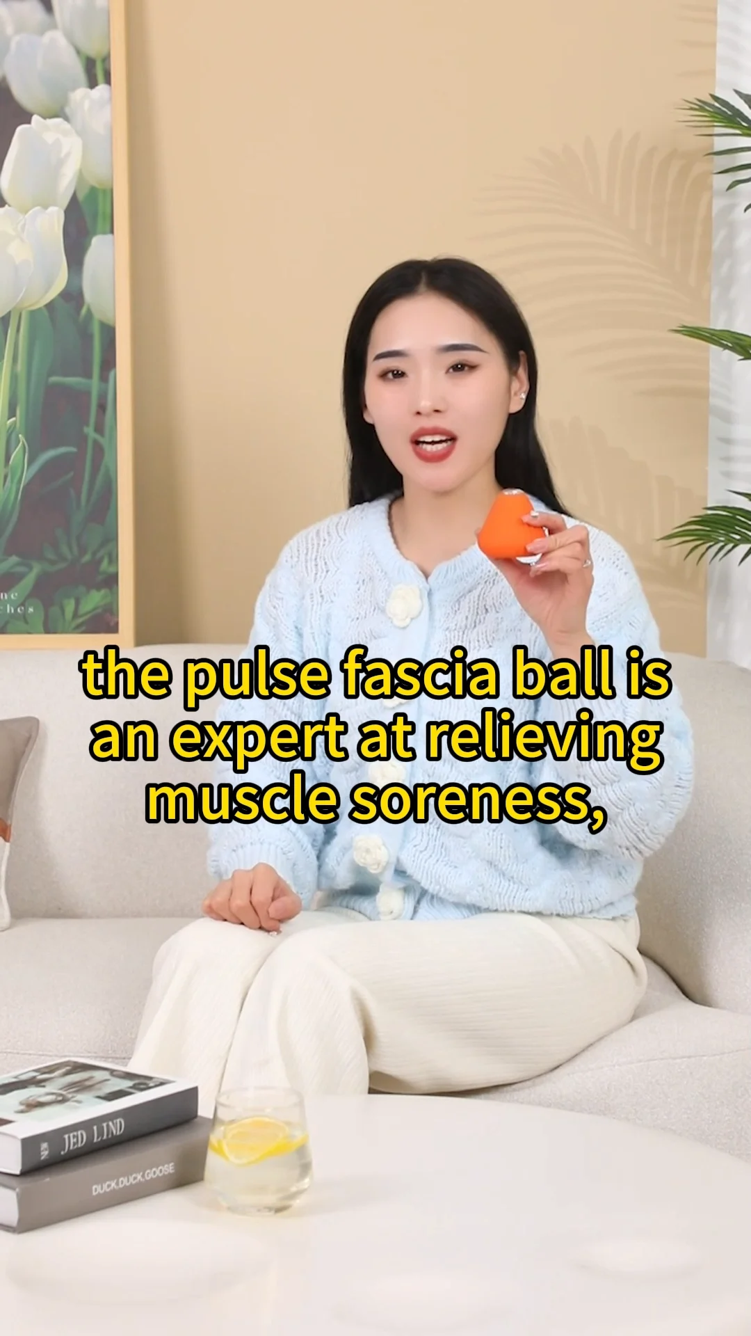 Portable Yoga Massage Ball Logo For Back And Neck Electric Trigger ...