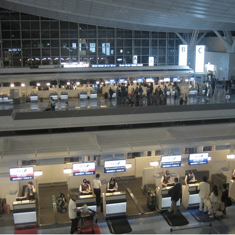 Customized Airport Check-in Counters - Modern & Durable