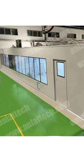 Factory Price Portable Clean Room Booth Class 100 Modular Mini Clean ...