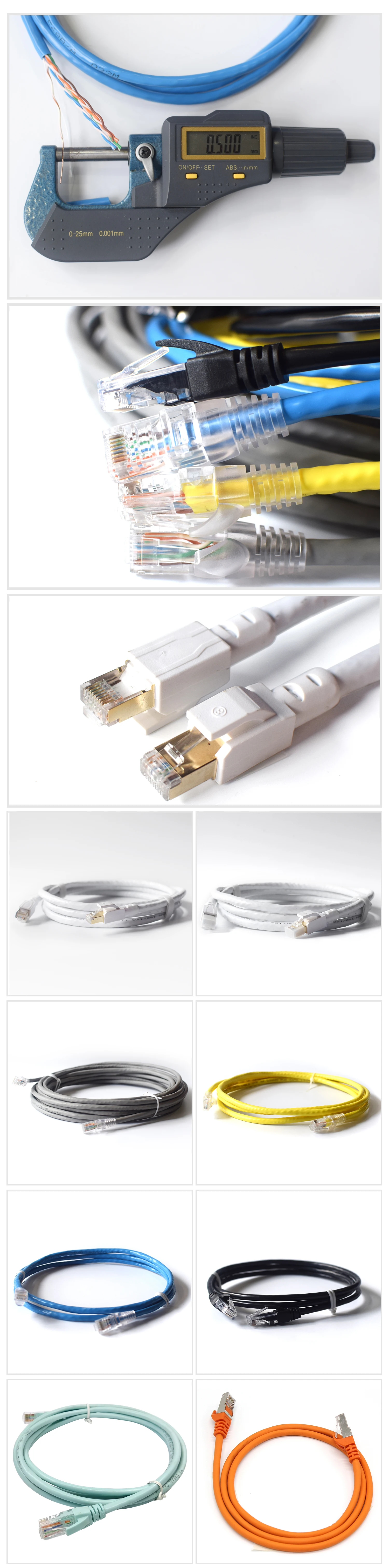 Ethernet Cable CAT5E/Cat6/CAT7 UTP CAT 6 RJ 45 10m/50m/100m Patch Cord ...