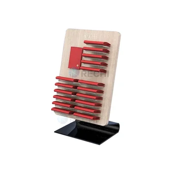 Rechi Custom L Shape Counter Wood Wallets Retail Pos Display Stand For ...