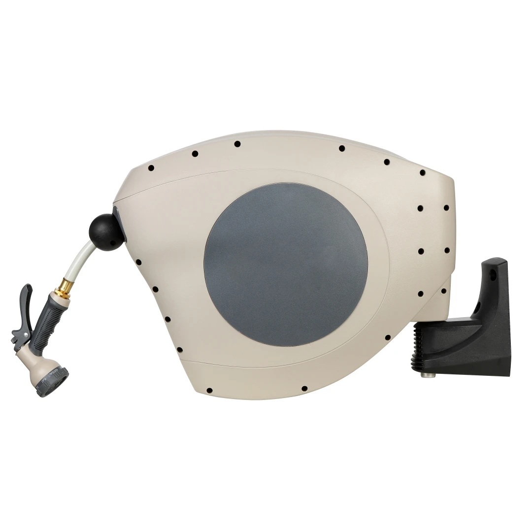 GARTENKRAFT 15M 1/2'' Wall-mounted Retractable Automatic Garden Water ...