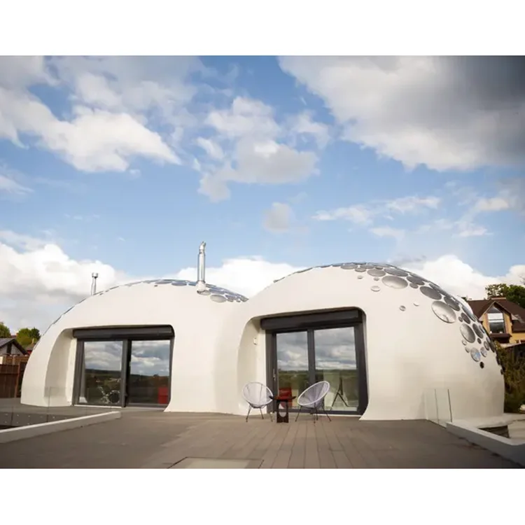 Manufacturer Custom Luxury Glamping Geodesic Dome Prefab House Outdoor ...