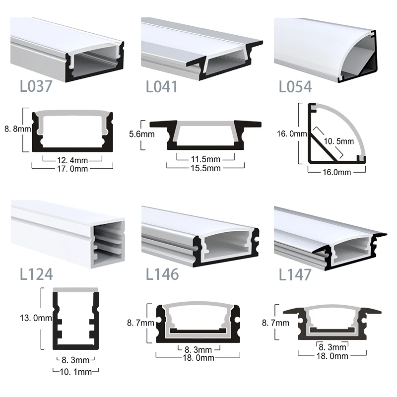High Quality Aluminum Channel LED Profile for LED Strip Light