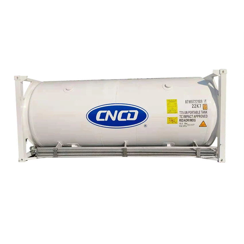 20ft Cryogenic Transport Tank Container Iso Tank Asme Standard Liquid ...