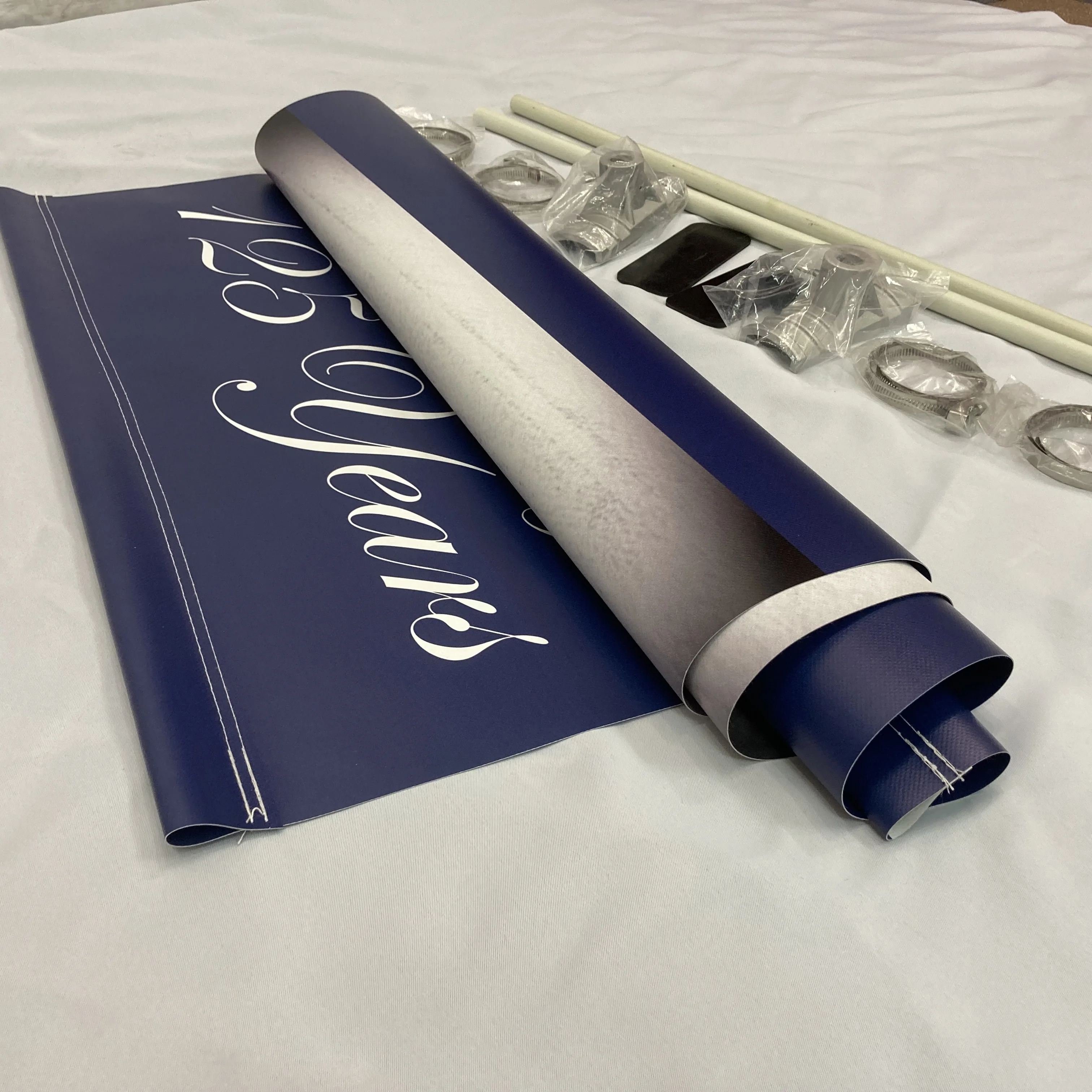 Outdoor Advertising - Efficient Road Lamp Light Pole Banners