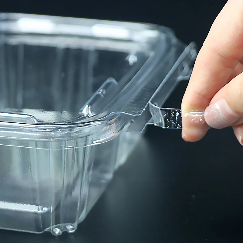 Transparent 8oz Eco-friendly Plastic Deli Container with Lid ...