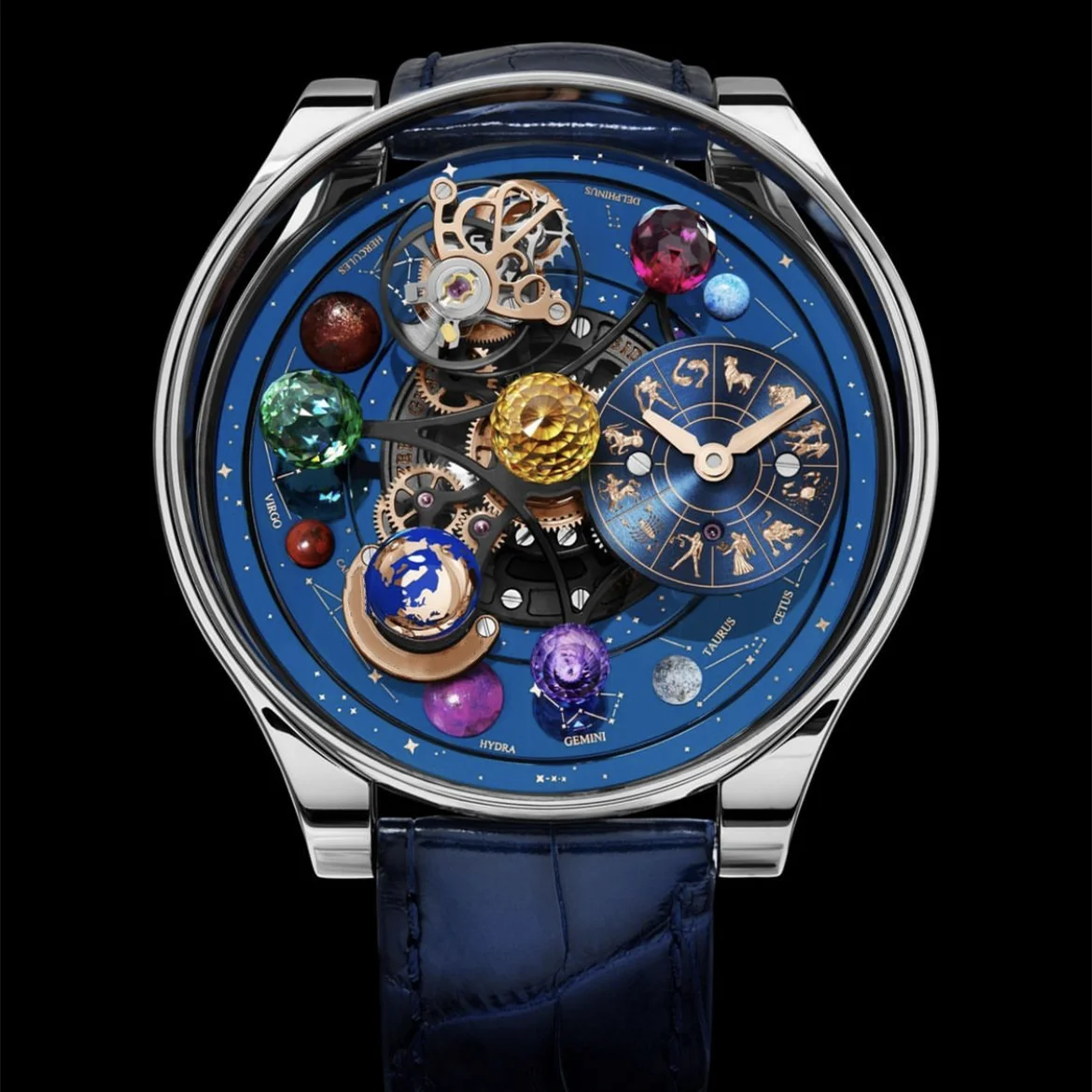 High Grade Jacob Celestial Mechanical Watch - 3BAR Water Resistant