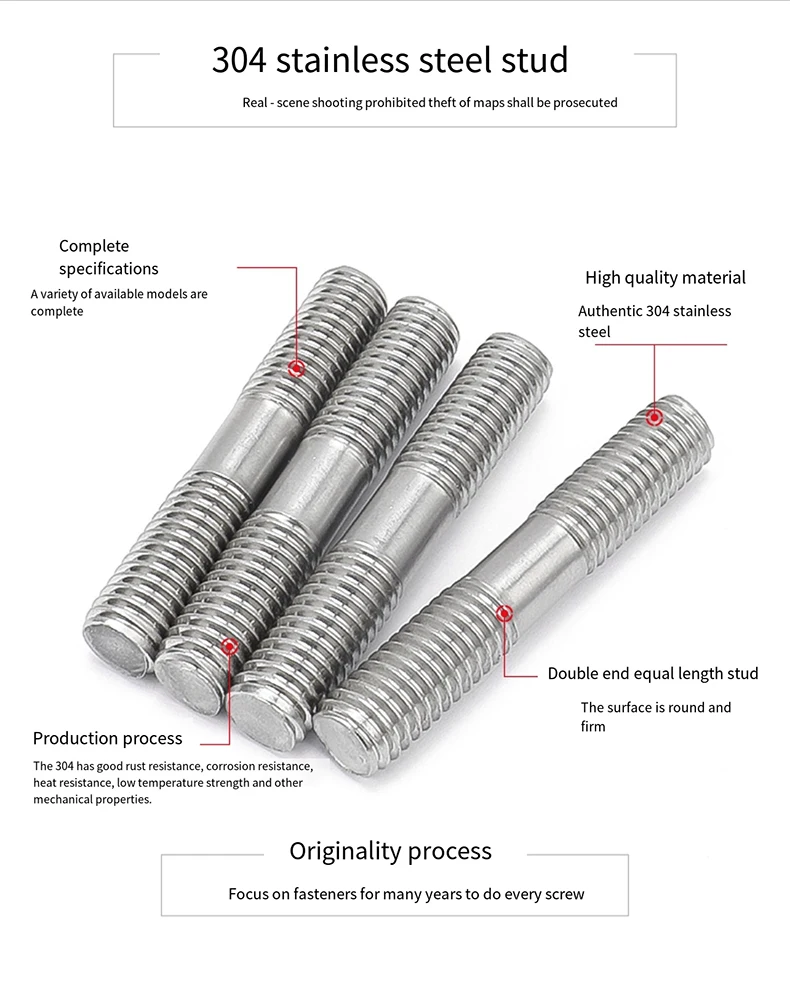 Wholesale Stainless Steel Stud Threaded Rods - Custom Support