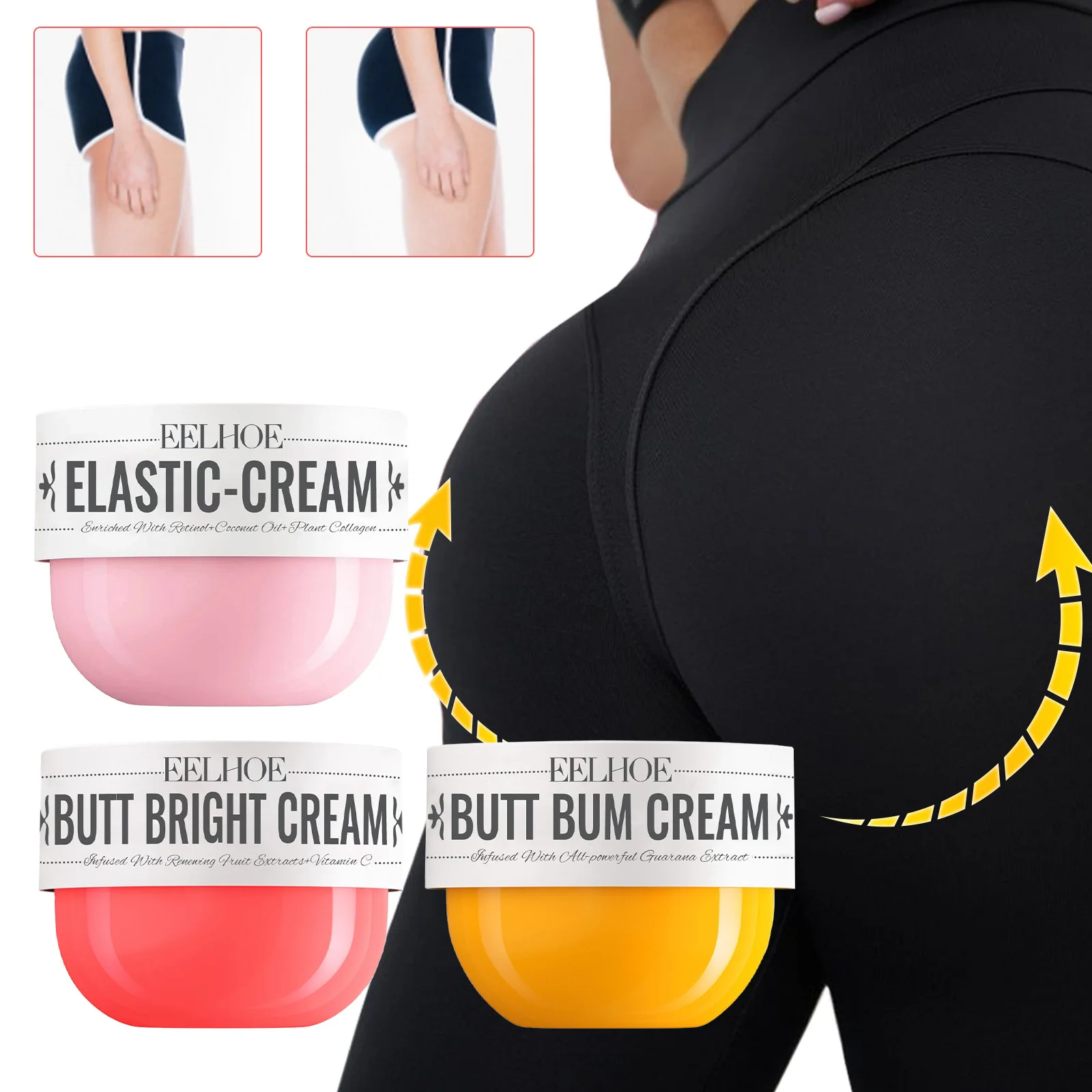 Butt Lift Cream Lift Buttocks Firm Peach Buttocks Massage Cream Elastic ...