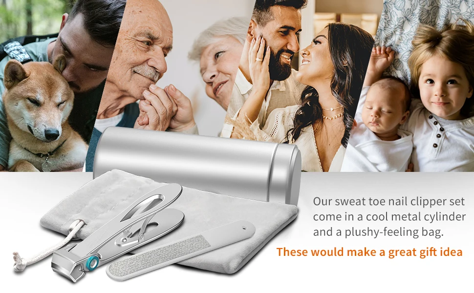 RIMEI Wide Jaw Opening Carbon Steel Nail Clippers