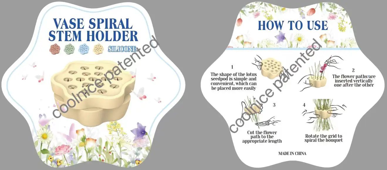 2024 New Arrival Tik Tok Spiral Flower Stem Vase Ikebana DIY Bouquet ...