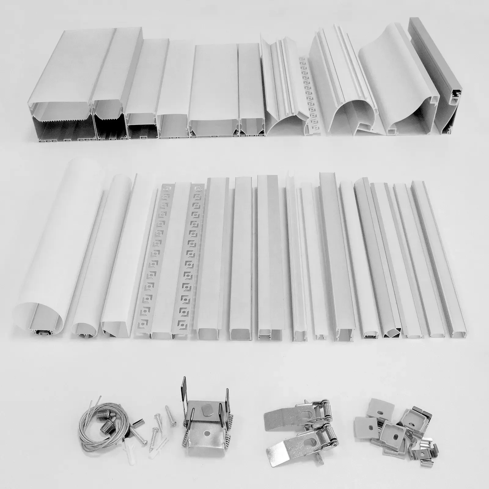 8x9mm Mini Aluminum Profile LED Linear Light Customized Strip Extrusion ...