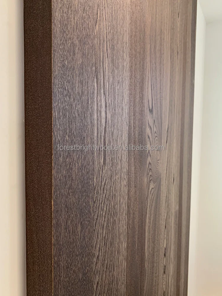 Magic Sliding Door - Invisible Track Wood Veneer Flush Door