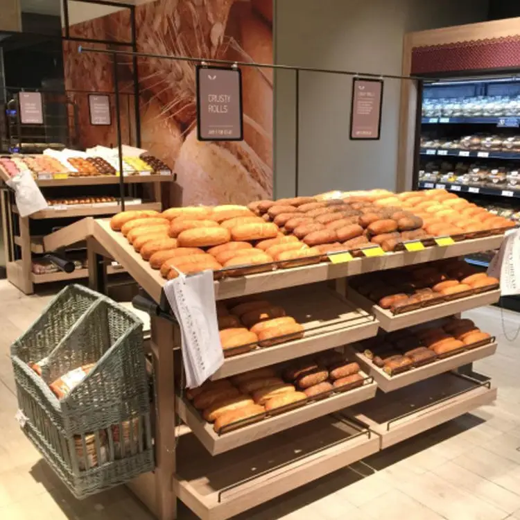 Customized Bakery Display Solutions - Dijin Decorative Racks