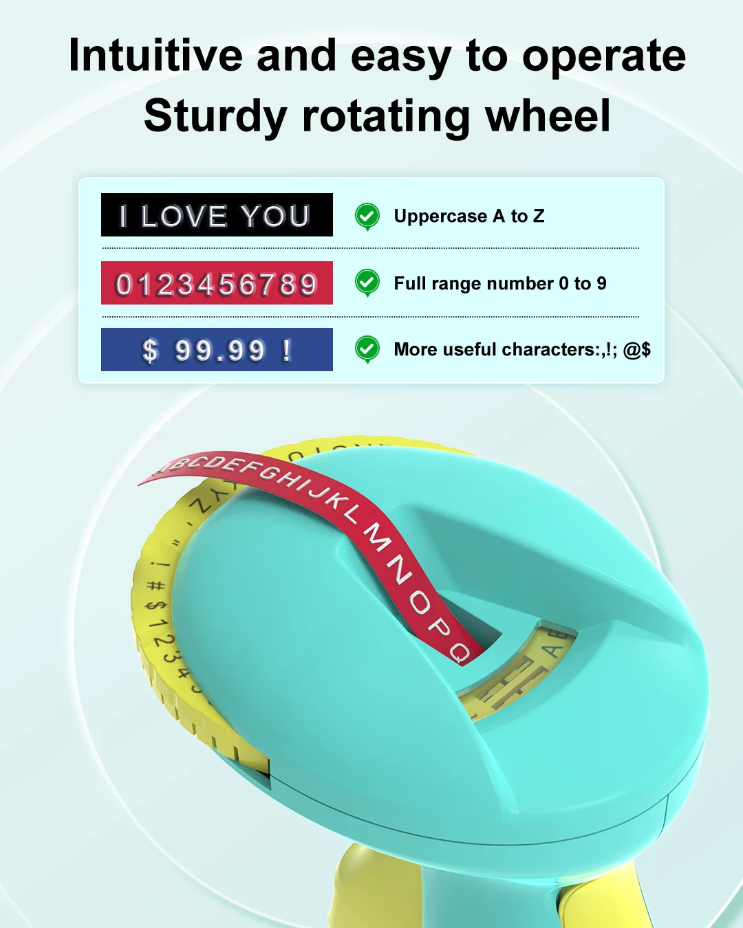 Mini Embosser Sticker Label Printer - Portable & Versatile