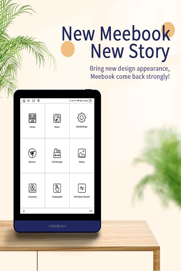 Meebook E-Book Reader - 6-Inch E-INK Display & 32 GB Storage