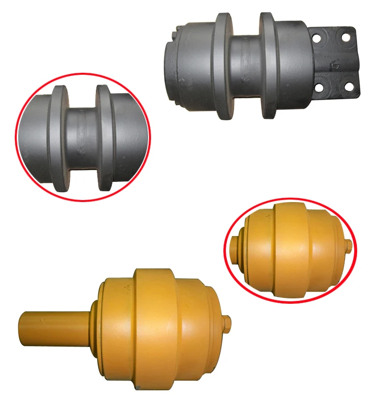 Heavy Duty Bulldozer Rubber Track Chain Top Carrier Roller 8p6256 D3 D4