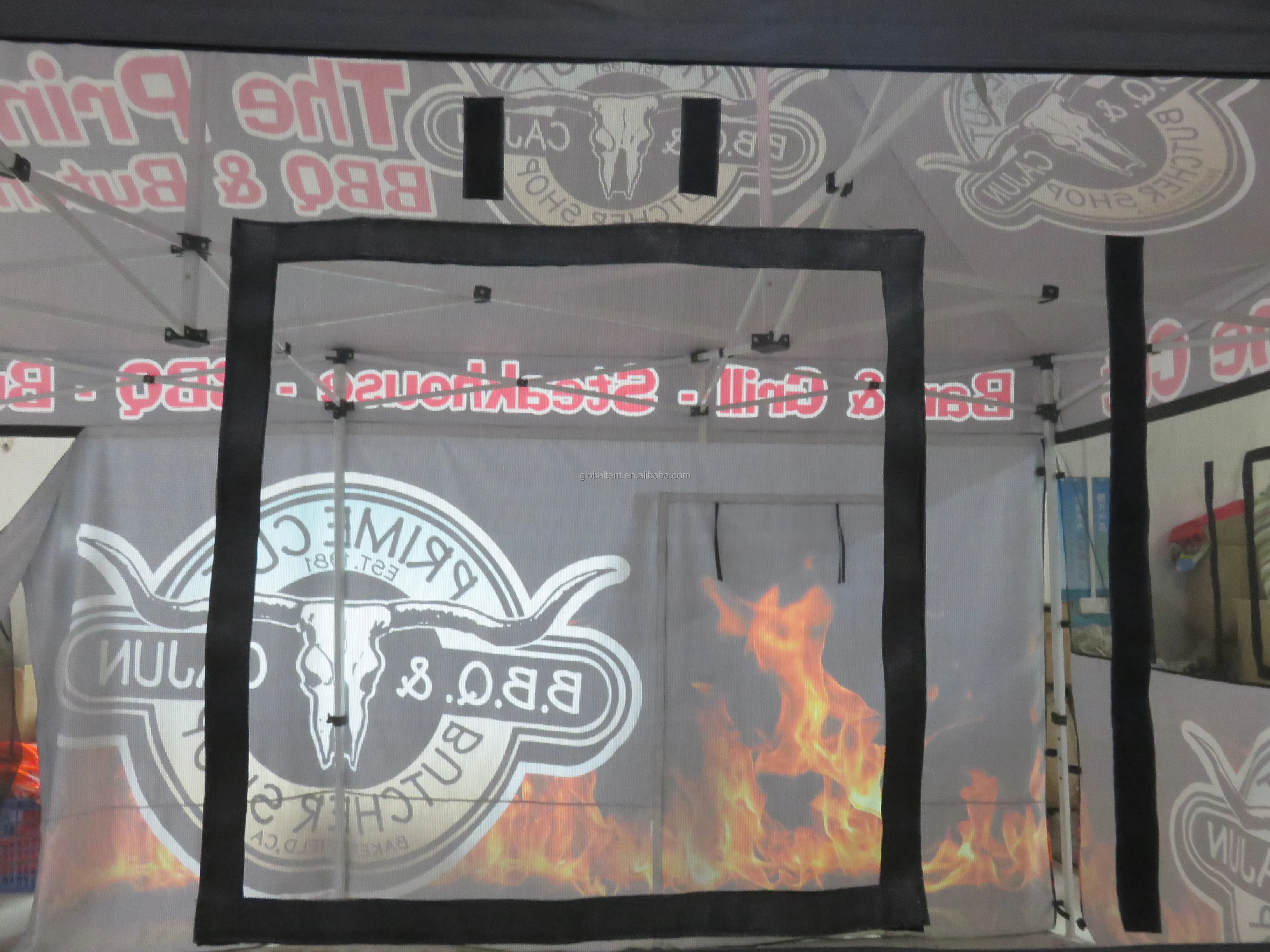 Global Tent 10'x10' (3mx3m) Custom Outdoor Pop-up Food Tent Waterproof ...