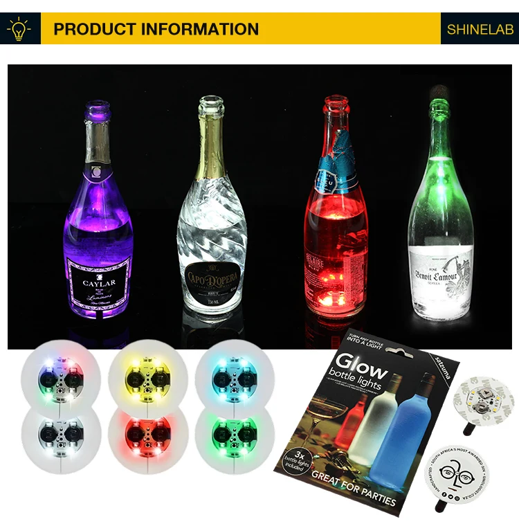 60mm LED Bottle Light - Festive Lighting for Cups & Bottles