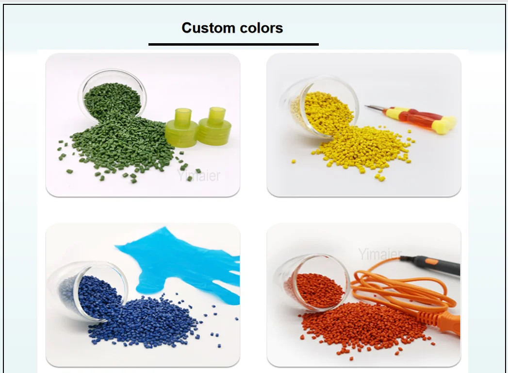 Different Types Colorful Plastic Pellet Pp Abs Polyester Masterbatch ...