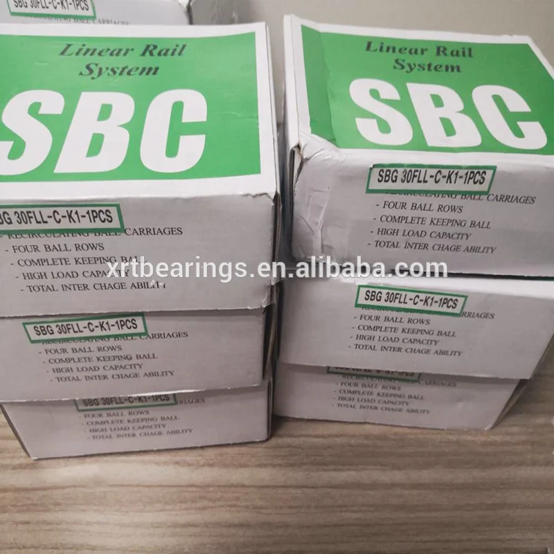 SBC Linear Guide Rail Block SBG30 - High Rigidity & Precision