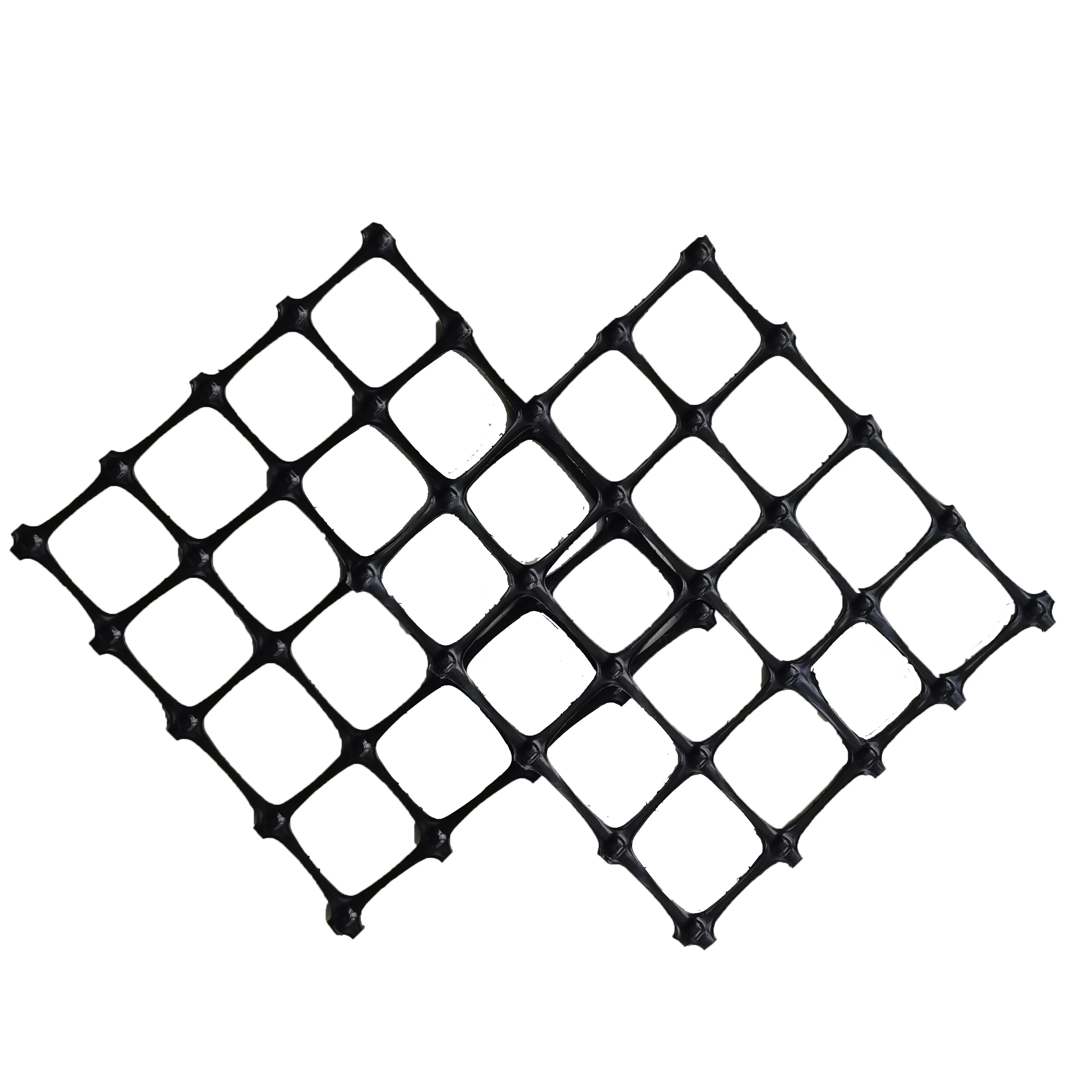 Plastic Mesh Grid Polypropylene PP Biaxial Geogrid for Road Soil ...