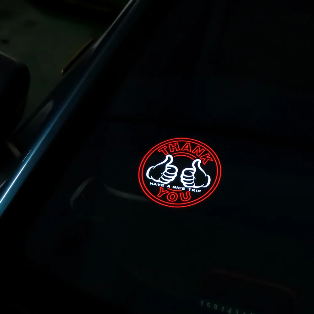 JDM Custom Electric Sticker Car EL Glow Sticker LED