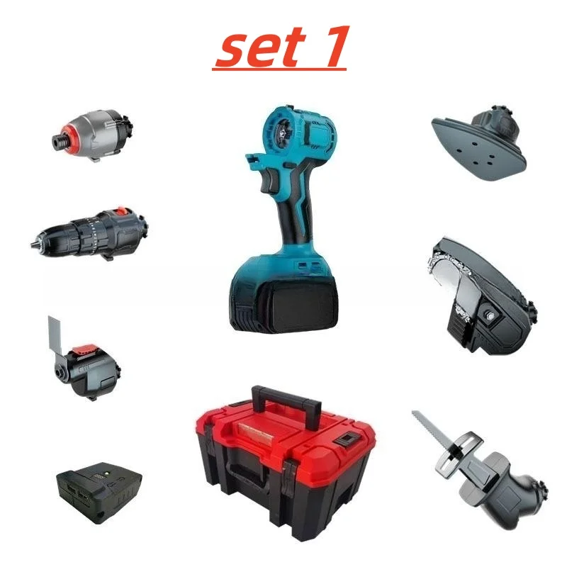 All-in-one Power Tools Set Combo - Multi Function Electrical Tools