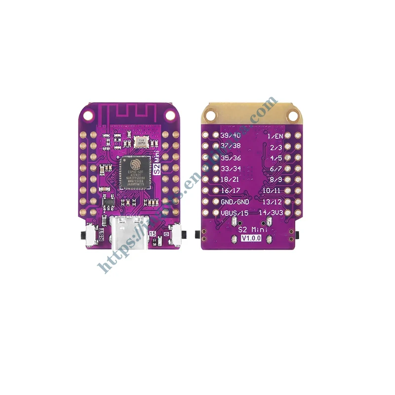 Esp32 S2 Mini V100 Wifi Iot Board Based Esp32 S2fn4r2 Esp32 S2 4mb Flash 2mb Psram Micropython